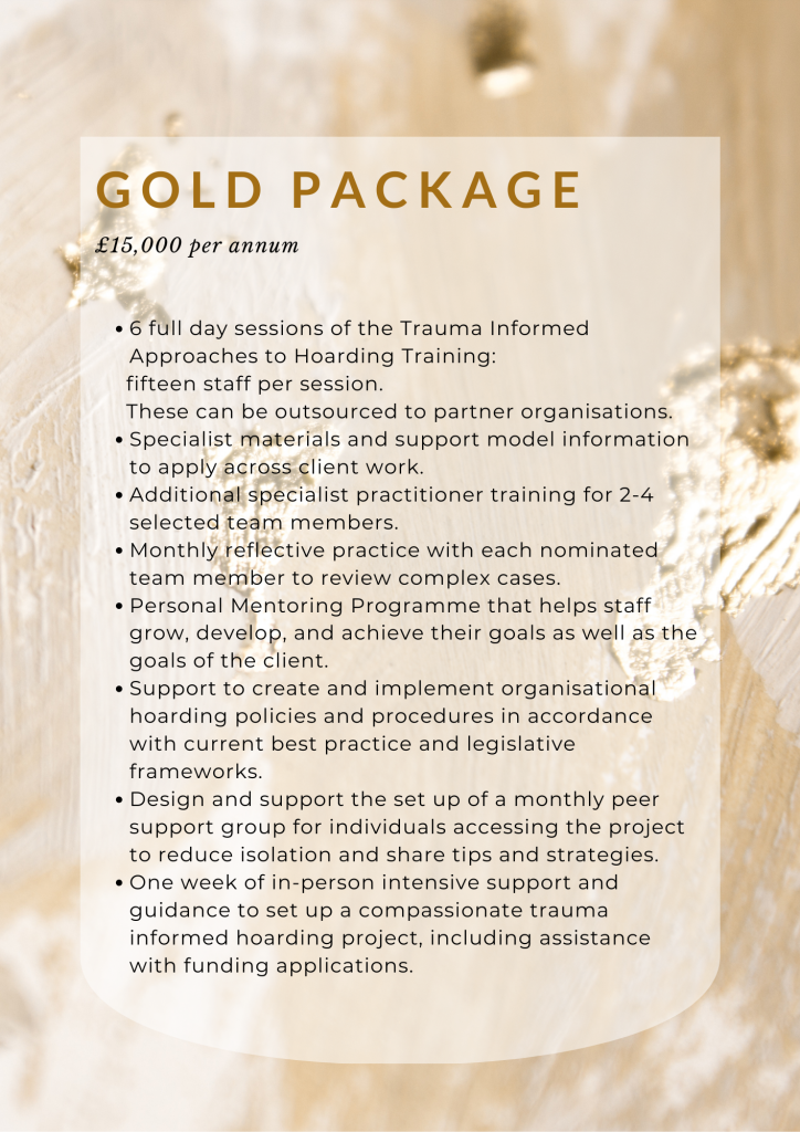 Gold Package Holistic Hoarding